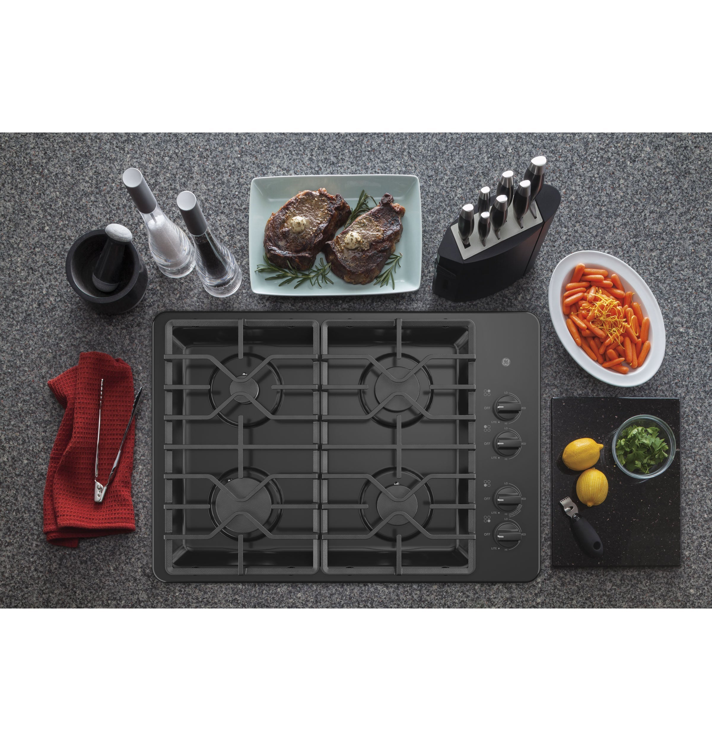 GE® 30" Built-In Gas Cooktop with Dishwasher-Safe Grates – My Store